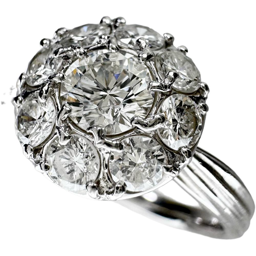 13号 ダイヤモンド 1.08ct リング・指輪 Pt900プラチナ 5.5g レディース 【中古】【真子質店】【NN】 【DMax】 – 真子質店 PawnShopMAKO