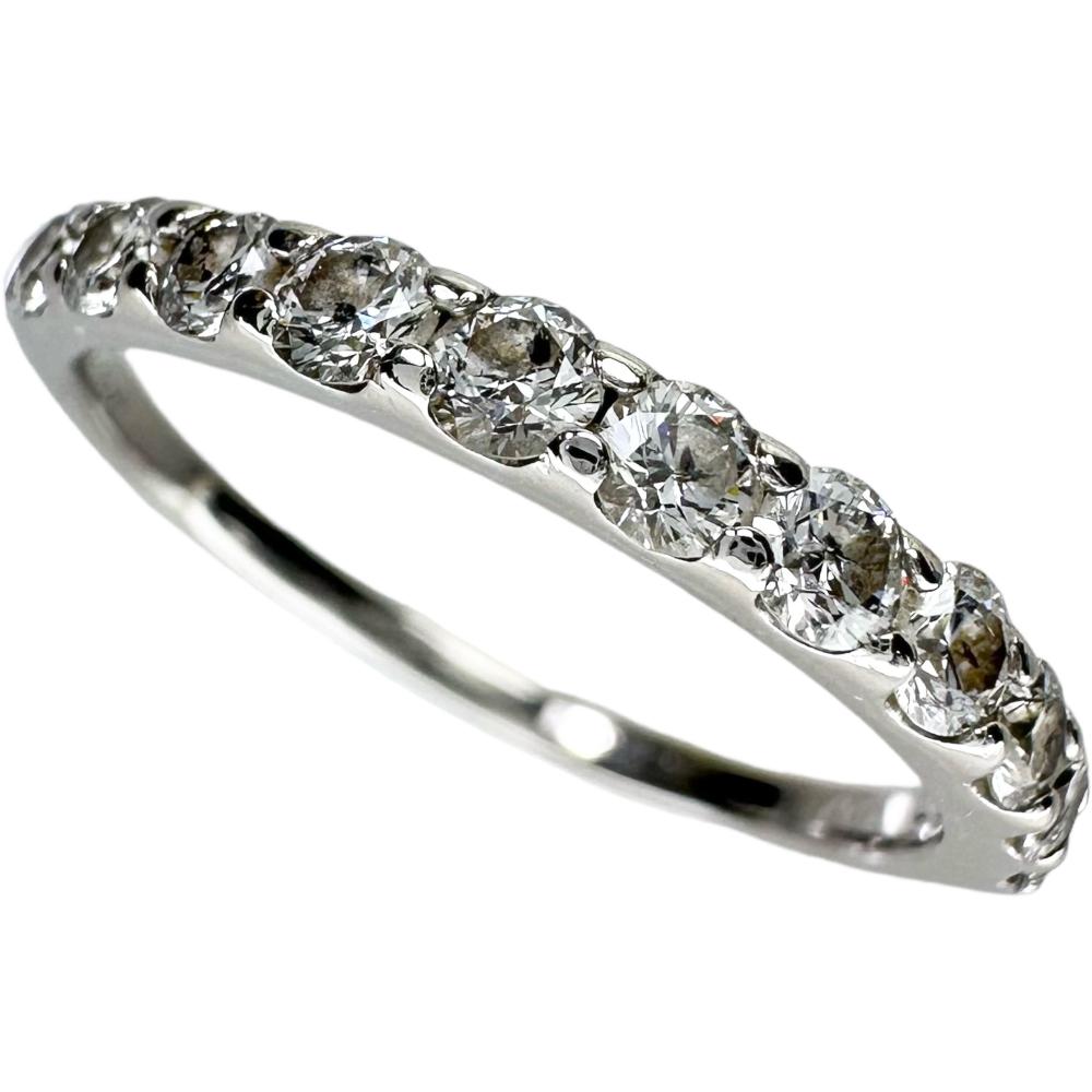 11.5号 仕上げ済 ダイヤモンド 計0.53ct リング・指輪 Pt900プラチナ 2.3g レディース 【中古】【真子質店】【NN】 【 – 真子質店 PawnShopMAKO