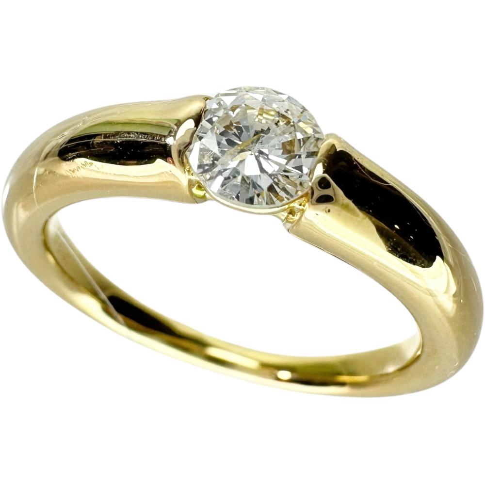 11号 ダイヤモンド(I1-GD-推定カラーG) 0.32ct リング・指輪 K18ゴールド 18金 4.6g レディース 【中古】【真子質 – 真子質店 PawnShopMAKO