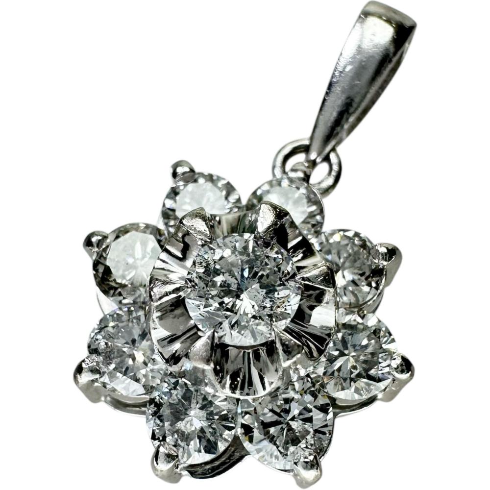 ダイヤモンド 計1.00ct ペンダントトップ Pt900プラチナ 3.0g レディース 【中古】【真子質店】【NN】 【DKMa】 – 真子質店 PawnShopMAKO