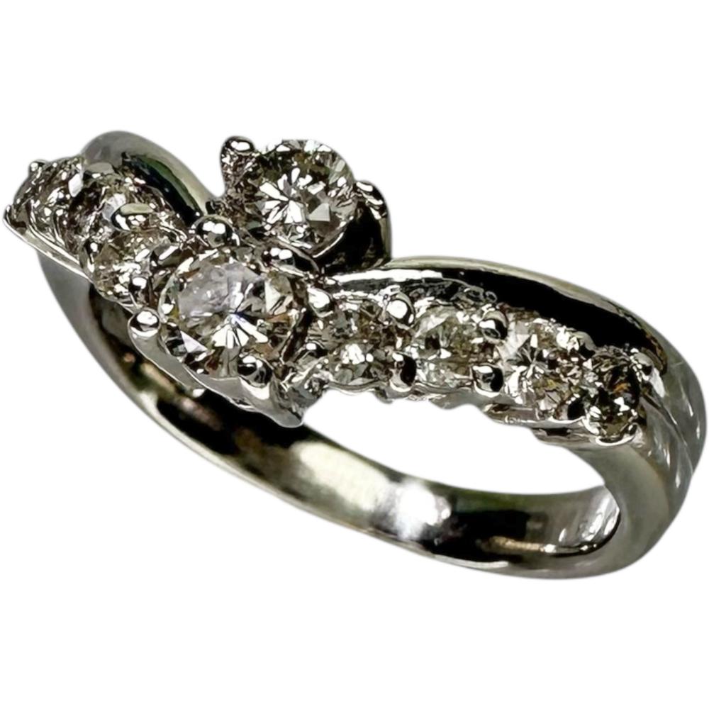 7.5号 ダイヤモンド 0.50ct リング・指輪 Pt900プラチナ 4.9g レディース 【中古】【真子質店】【NN】 【TMox】 – 真子質店 PawnShopMAKO