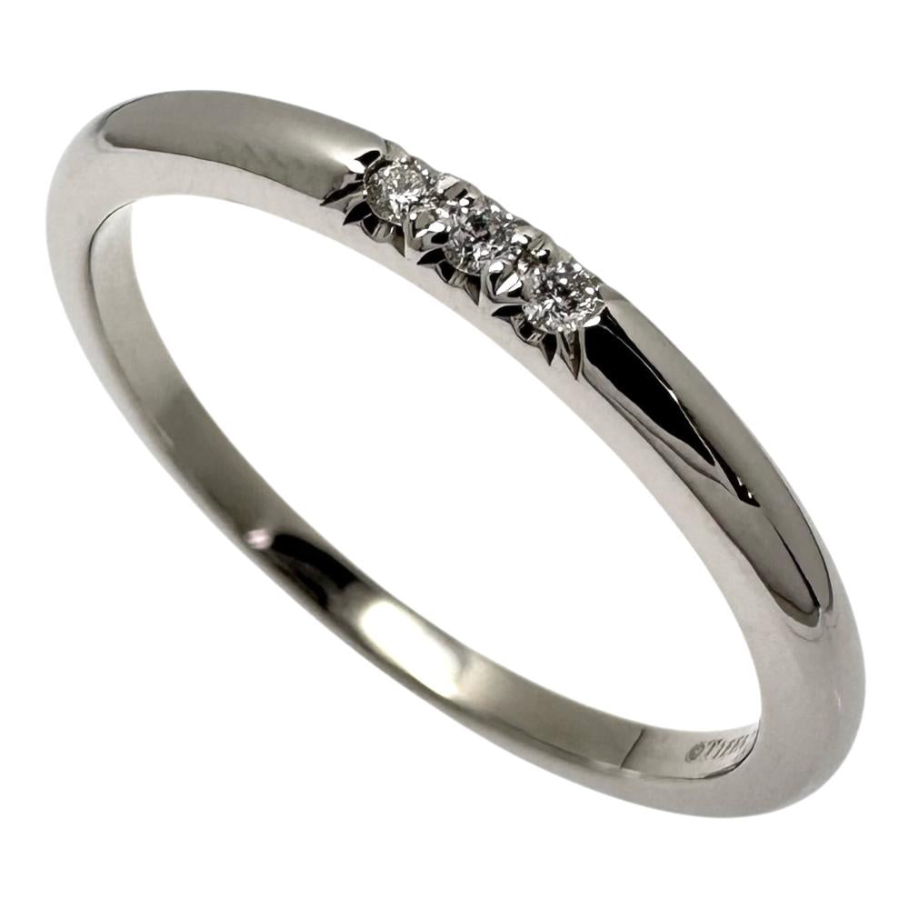 14号【TIFFANY&Co./ティファニー】 クラシックバンドリング 仕上げ済 ダイヤモンド 3P リング・指輪 Pt950プラチナ 3. – 真子質店 PawnShopMAKO