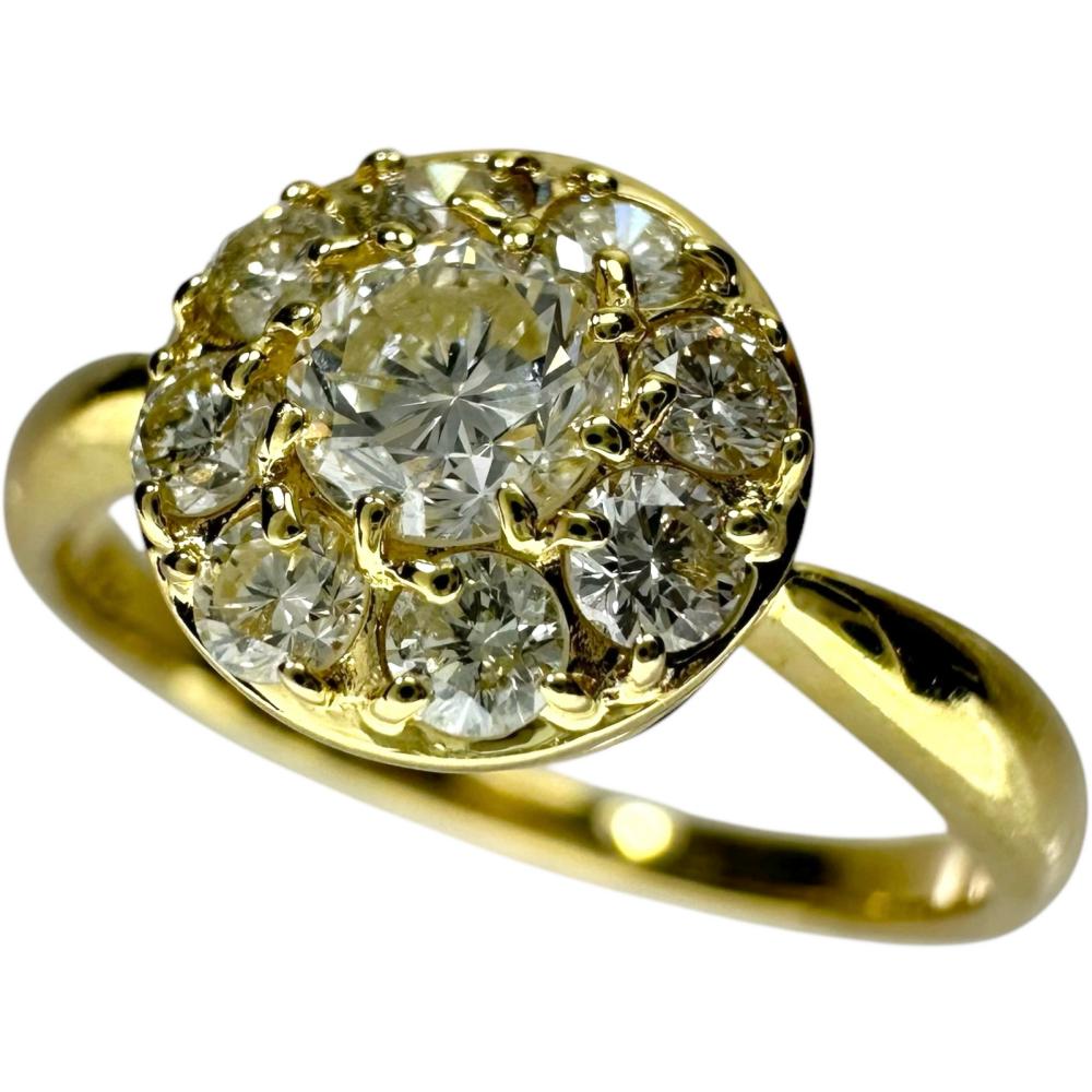 10号 ダイヤモンド 0.50ct リング・指輪 K18ゴールド 18金 2.5g レディース 【中古】【真子質店】【NN】 【MaYMa】 – 真子質店 PawnShopMAKO