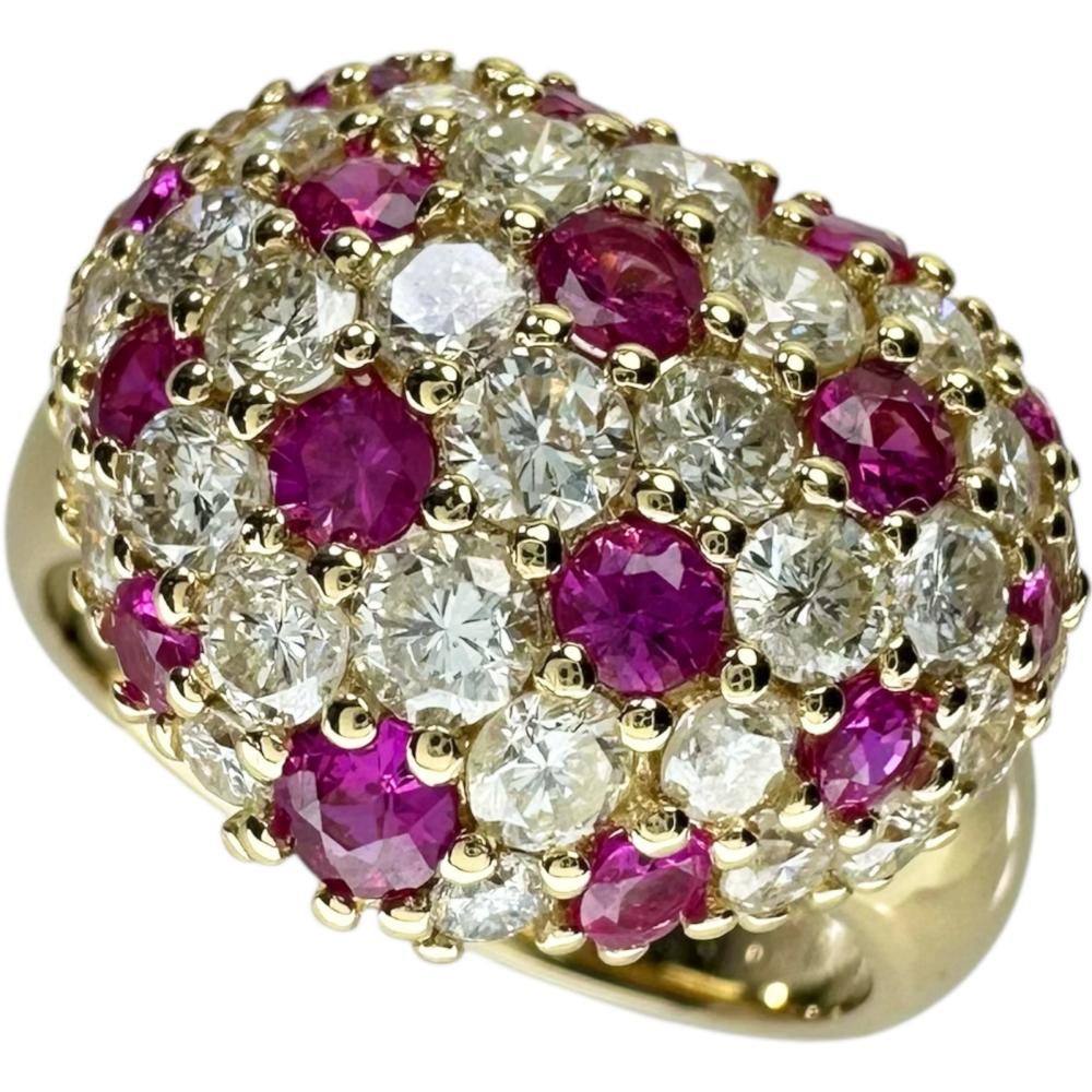 ★★最終特価品 11.5号 ハート ルビー 計0.90ct ダイヤモンド 計1.90ct リング・指輪 K18ゴールド 18金 7.6g レ – 真子質店 PawnShopMAKO