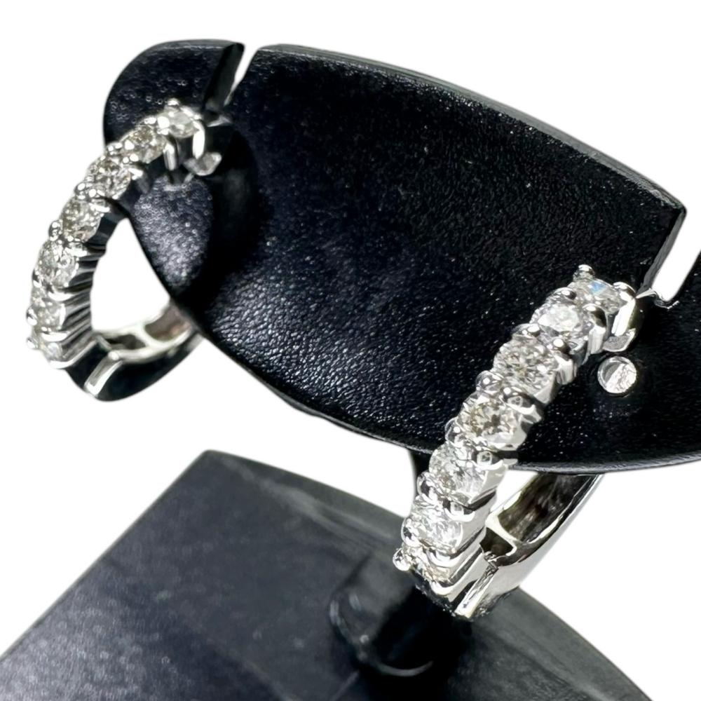 ピアリング イヤクリップ ダイヤモンド 計0.15×2ct イヤリング K14WGホワイトゴールド 14金 1.8g レディース 【中古】【 – 真子質店 PawnShopMAKO