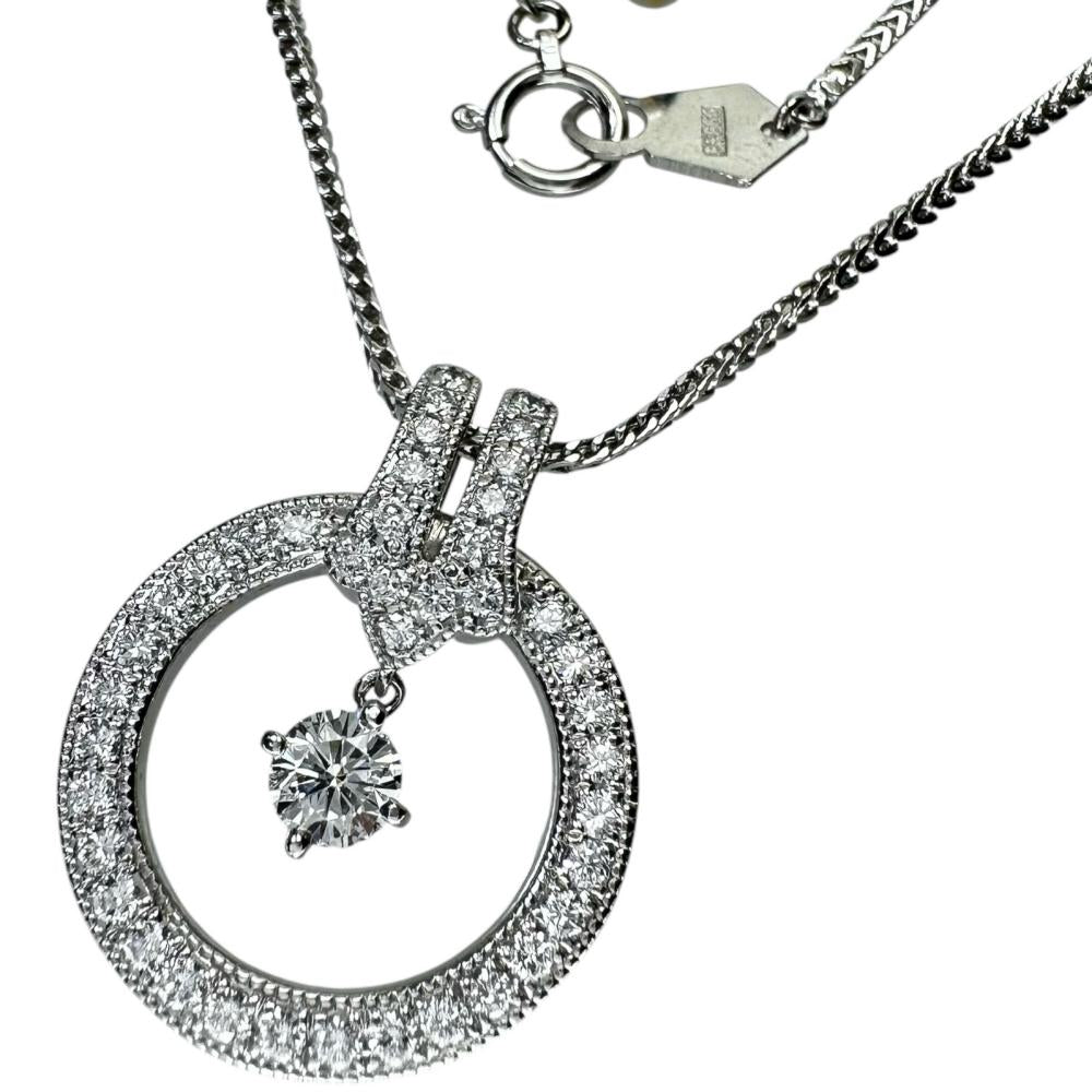 【HOSHInoSUNA/星の砂】 ダイヤモンド 計0.74ct ネックレス Pt900プラチナ/Pt850プラチナ 13.1g 48cm – 真子質店 PawnShopMAKO