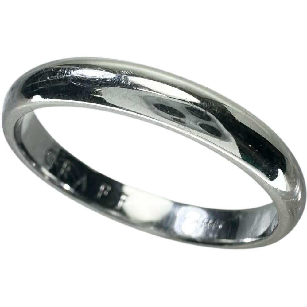 16号【GRAFF/グラフ】 甲丸リング リング・指輪 K18WGホワイトゴールド 18金 3.9g レディース 【中古】【真子質店】【GD – 真子質店 PawnShopMAKO