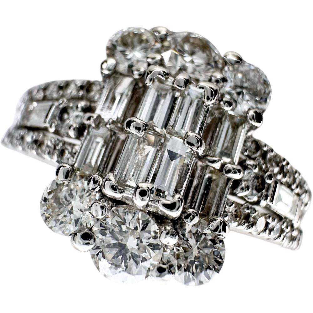 12号 ダイヤモンド 1.00ct リング・指輪 Pt900プラチナ 13720 5.6g レディース 【中古】【真子質店】【NN】 【Mo – 真子質店 PawnShopMAKO