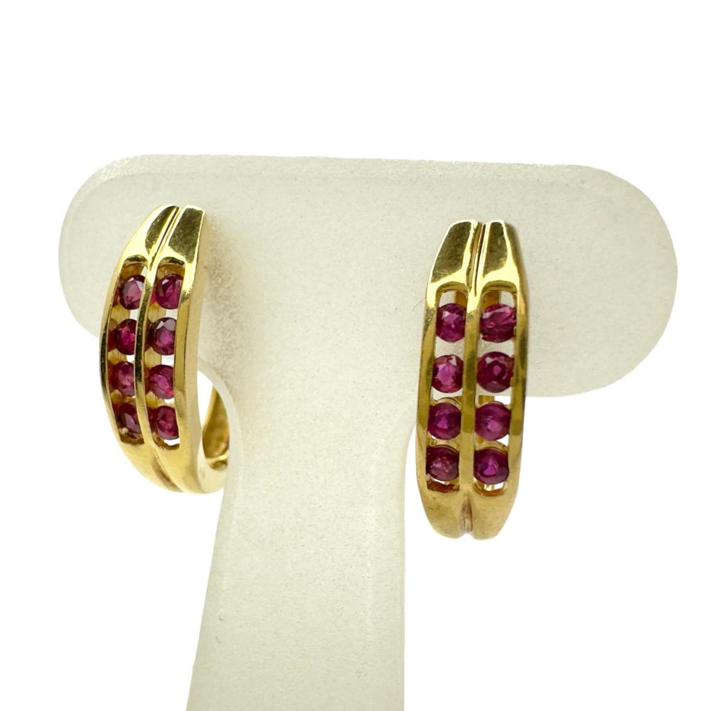 ルビー ピアス K18ゴールド 18金 3.9g レディース 【中古】【真子質店】【NN】 【MaMax】 – 真子質店 PawnShopMAKO