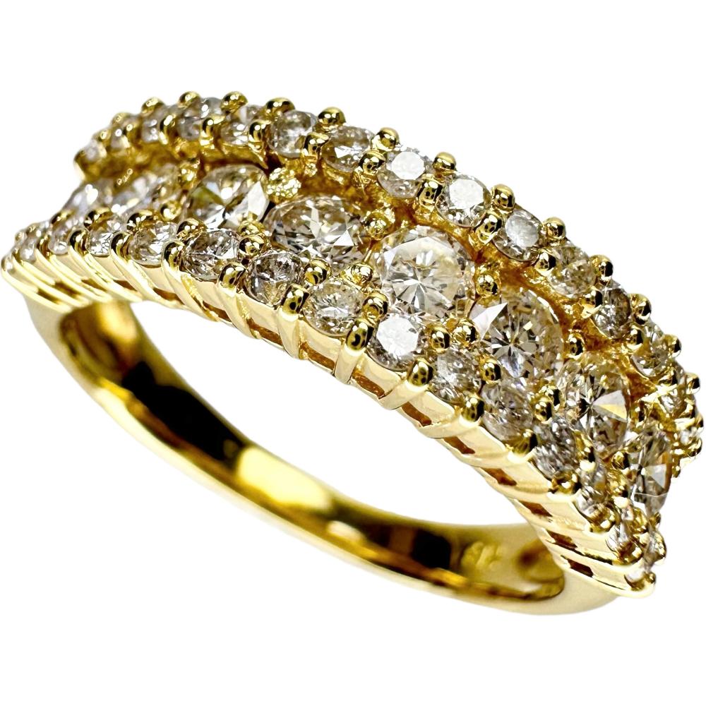 11号 ダイヤモンド 1.00ct リング・指輪 K18ゴールド 18金 3.9g レディース 【中古】【真子質店】【NN】 【YTK】 – 真子質店 PawnShopMAKO