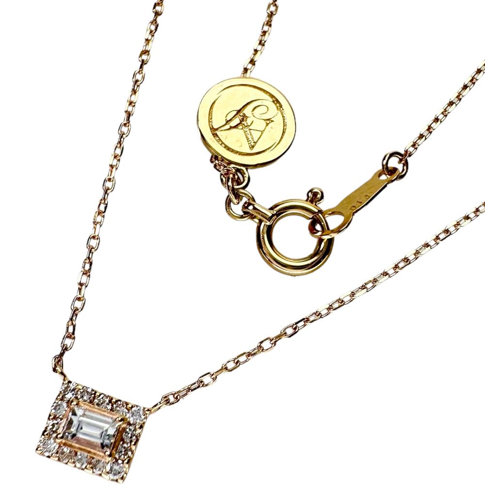 ダイヤモンド 0.14ct ネックレス K18ゴールド 18金 1.6g 40cm レディース 【中古】【真子質店】【NN】 【TxS】 – 真子質店 PawnShopMAKO