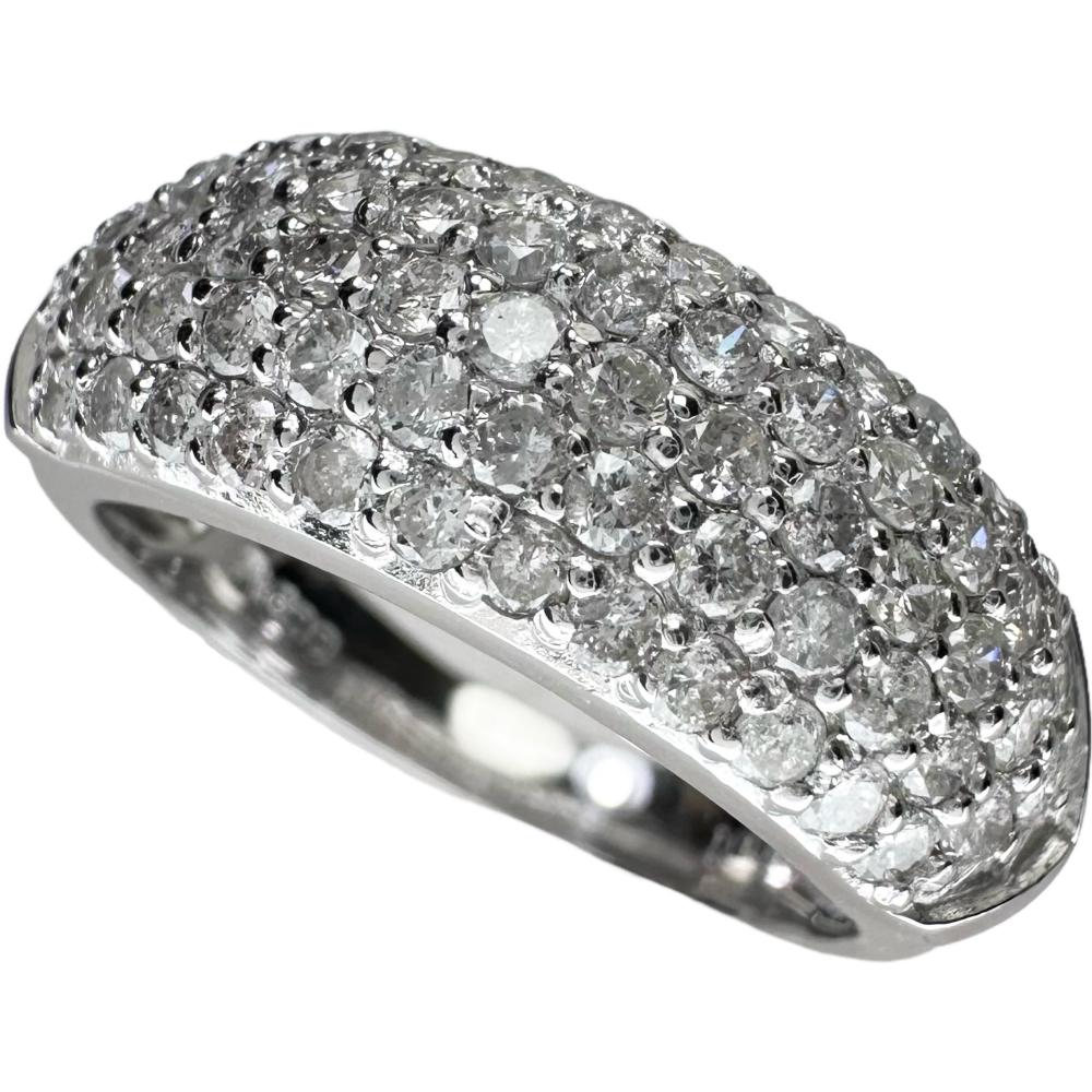 12号 ダイヤモンド 計1.00ct リング・指輪 Pt900プラチナ 6.0g レディース 【中古】【真子質店】【NN】 【MoMox】 – 真子質店 PawnShopMAKO