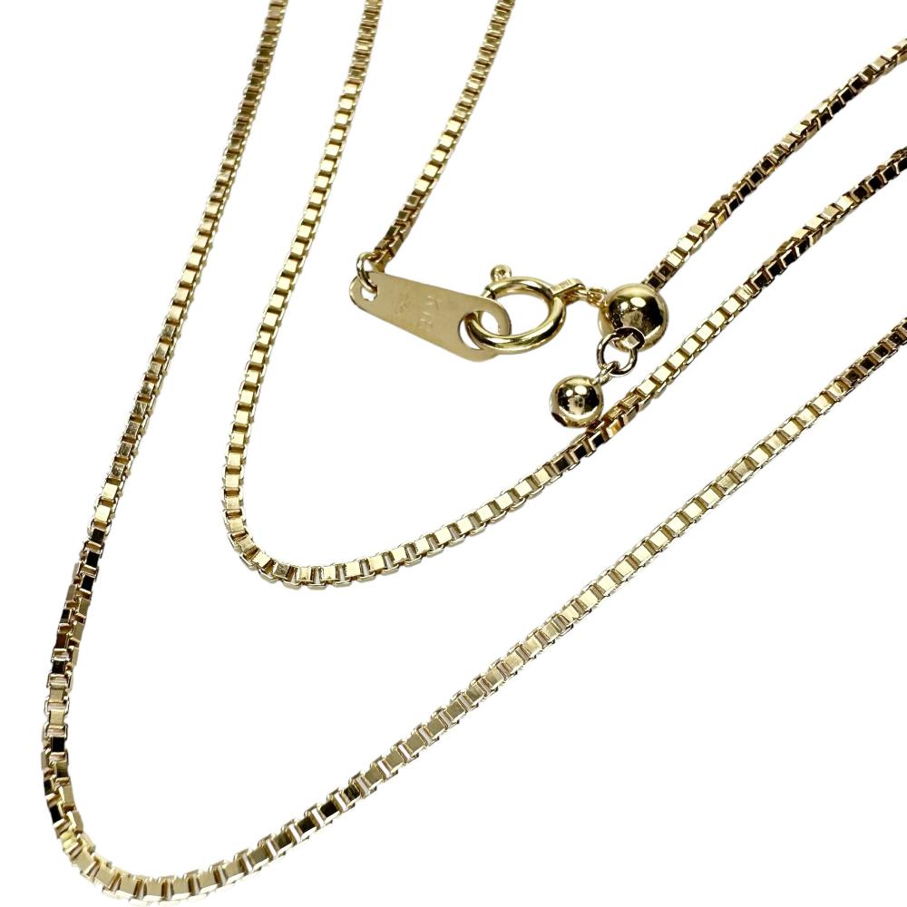 ロング ネックレス ベネチアン チェーン K18ゴールド 18金 8.9g 70cm ユニセックス 【中古】【真子質店】【BL】 【MiSI – 真子質店 PawnShopMAKO