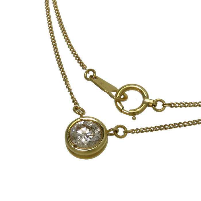 ダイヤモンド(推定I-SIクラス) 0.49ct ネックレス K18ゴールド 18金 2.6g 直線42cm レディース 【中古】【真子質店 – 真子質店 PawnShopMAKO