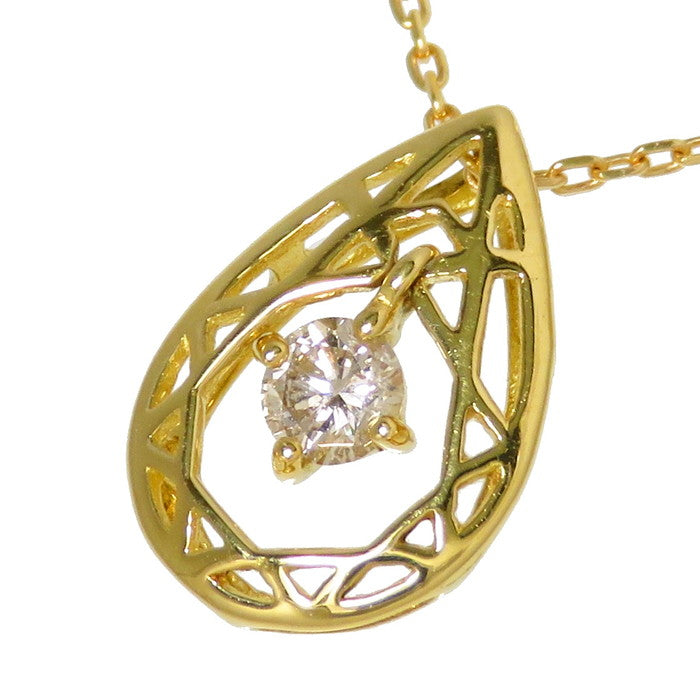 ダイヤモンド 0.06ct ネックレス K18ゴールド 18金 1.1g 40cm レディース 【中古】【真子質店】【NN】 【MiMi】 – 真子質店 PawnShopMAKO